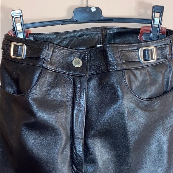Pants & Jumpsuits | Black Sheep Skin Leather Pants | Poshmark